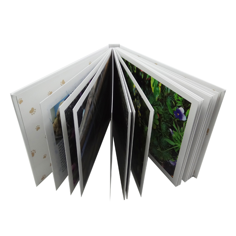 Coated art paper hardcover photo book printing