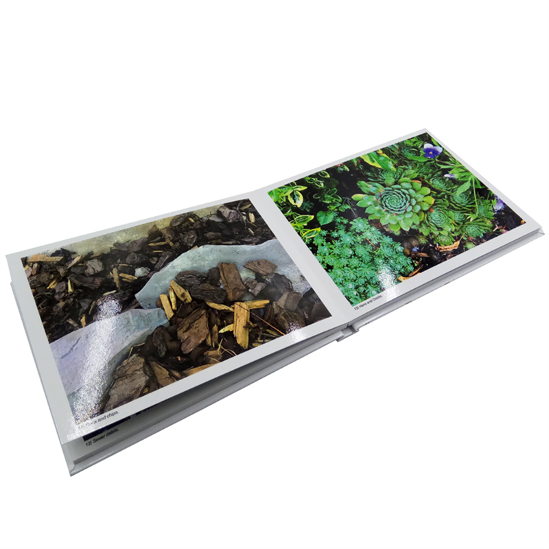 Coated art paper hardcover photo book printing