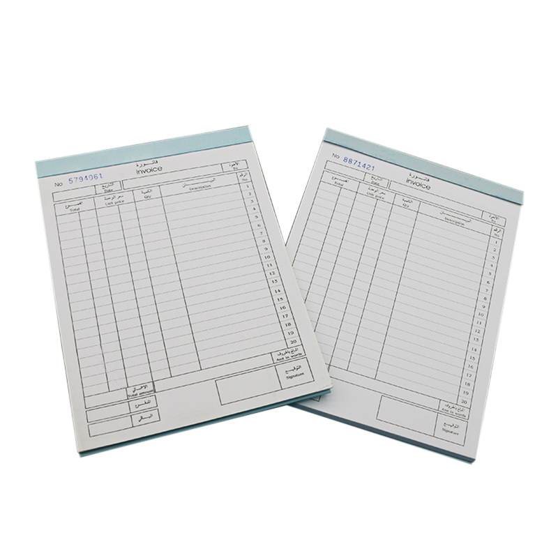 100% Wood Pulp NCR Paper Bill Book Printing