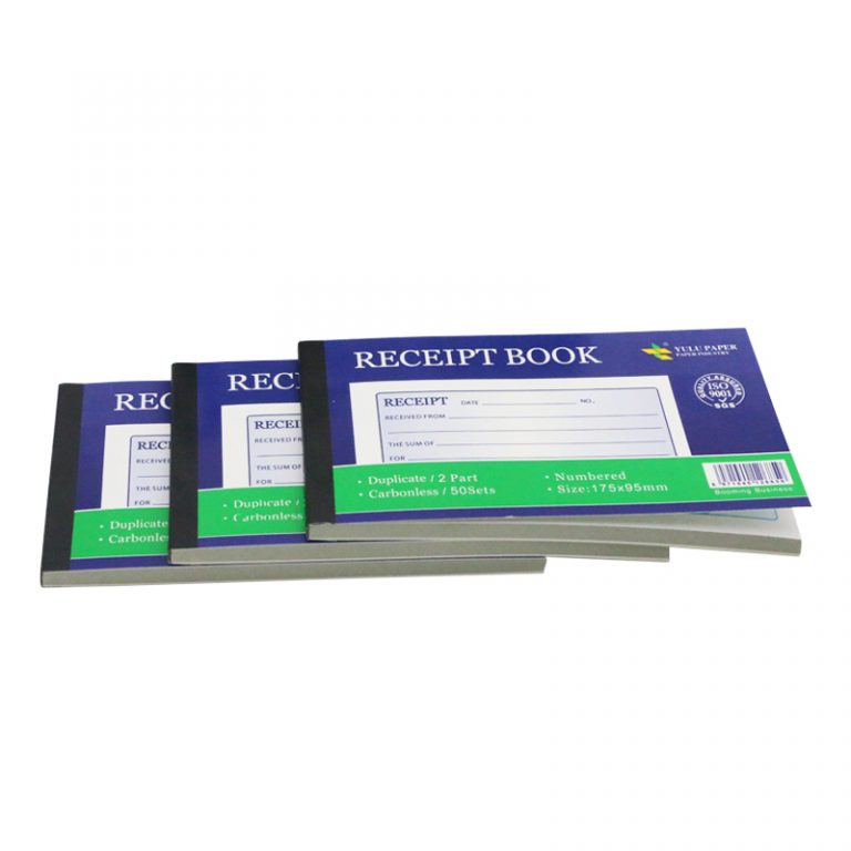 Duplicate triplicate receipt invoice book printing | custom book printing