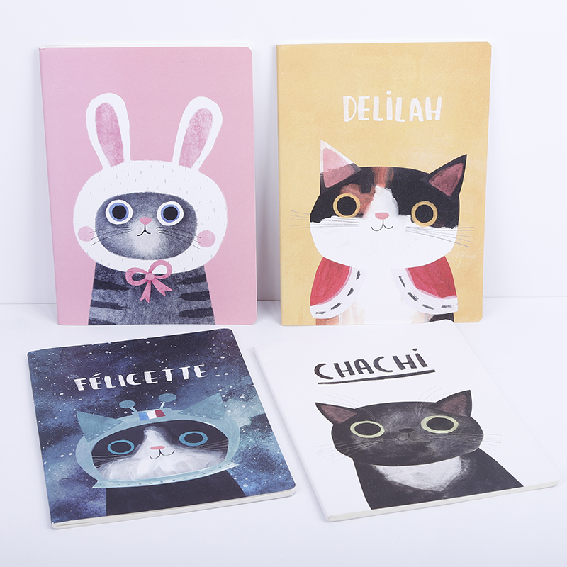 Promotional custom cute school notebook printing