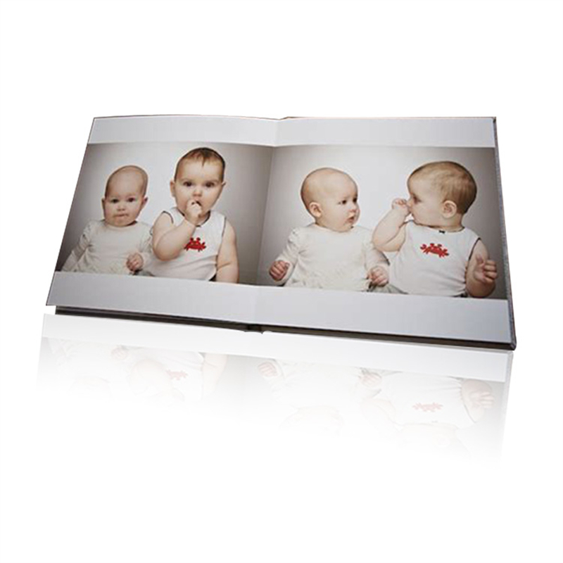 Custom pages linen cardboard photo book printing