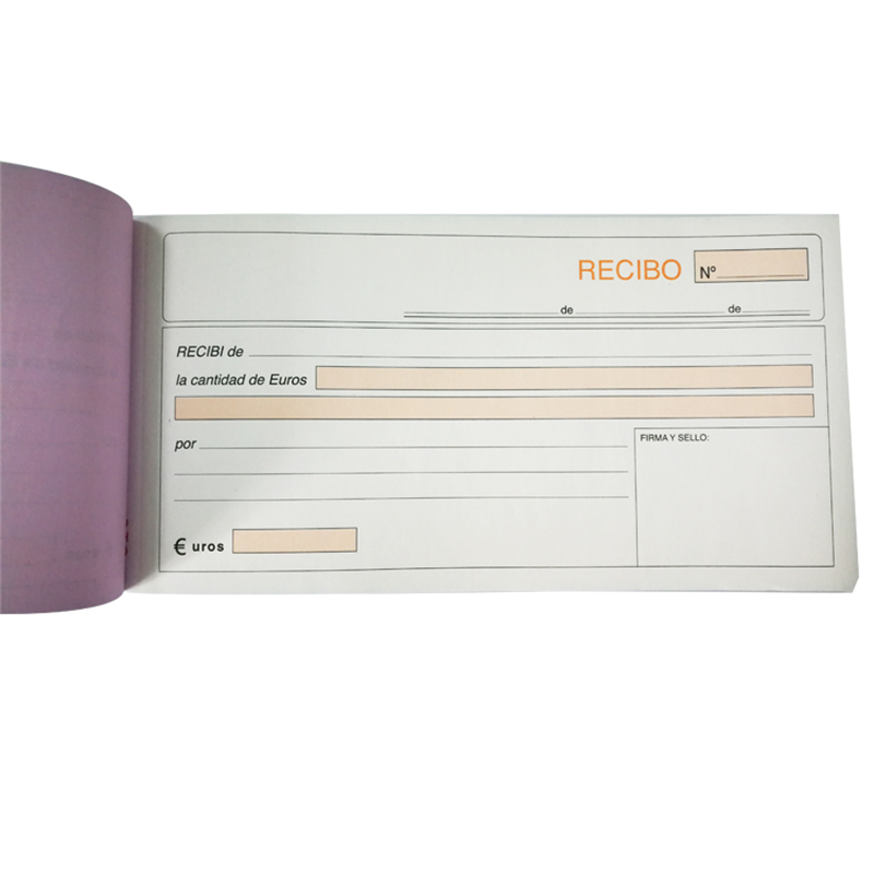 Docket account invoice bill book printing