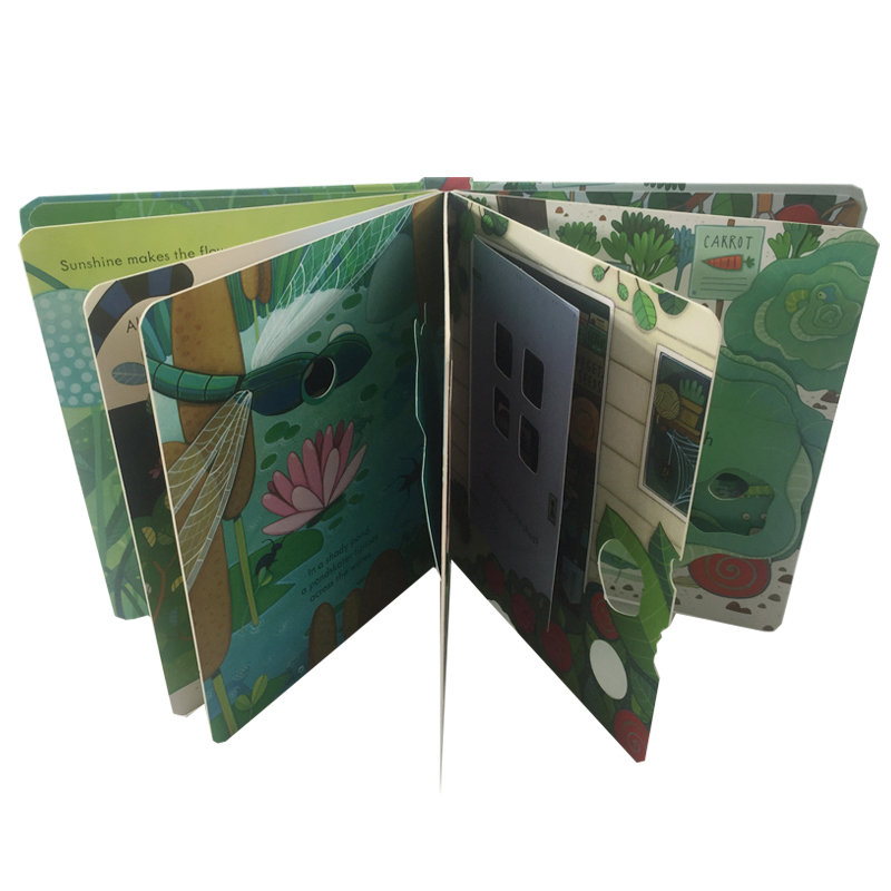Custom thick board children book printing