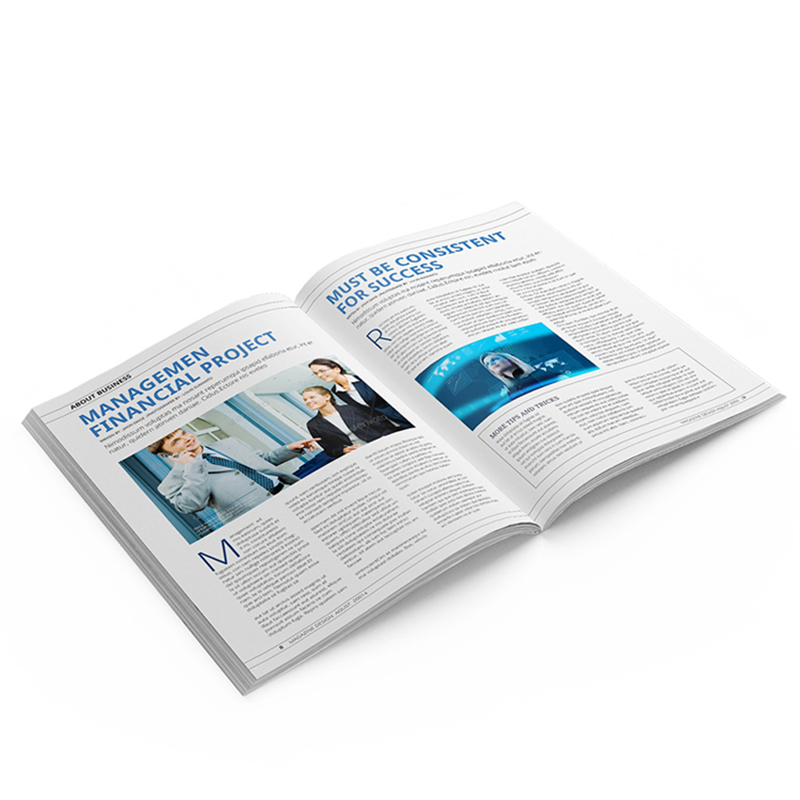 Custom fantastic fashion monthly magazines printing