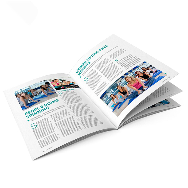 Custom fantastic fashion monthly magazines printing