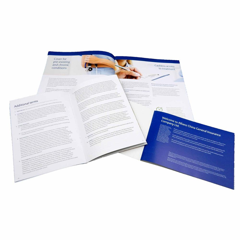Custom cheap offset booklet printing service