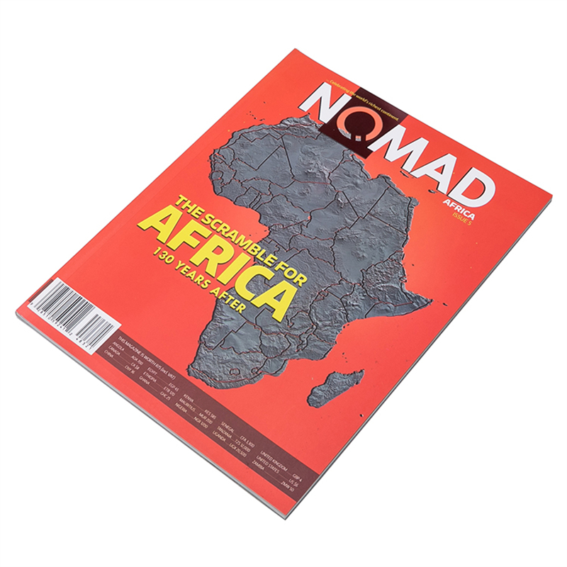 Softcover perfect bound magazine printing