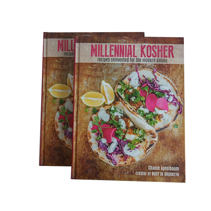 Top quality round spine hardcover book printing