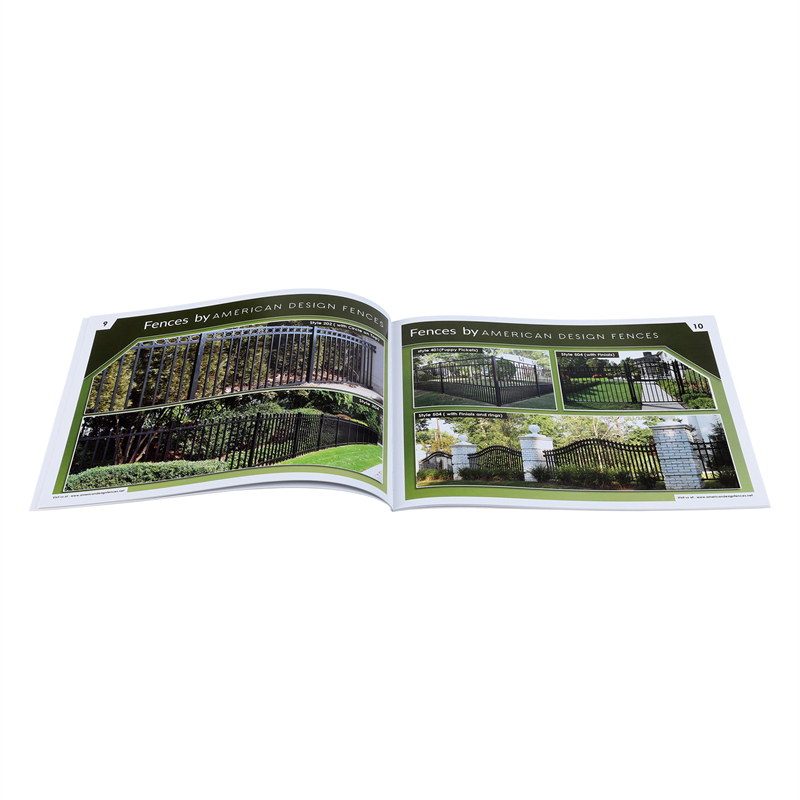 Full color landscape booklet printing