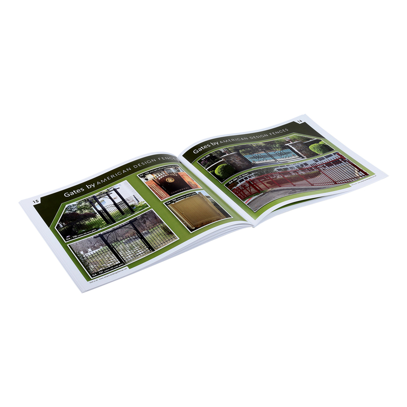 Full color landscape booklet printing