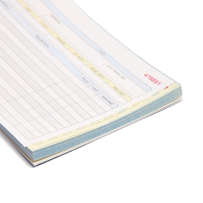 Guest Check Sample Receipt Bill Book Printing