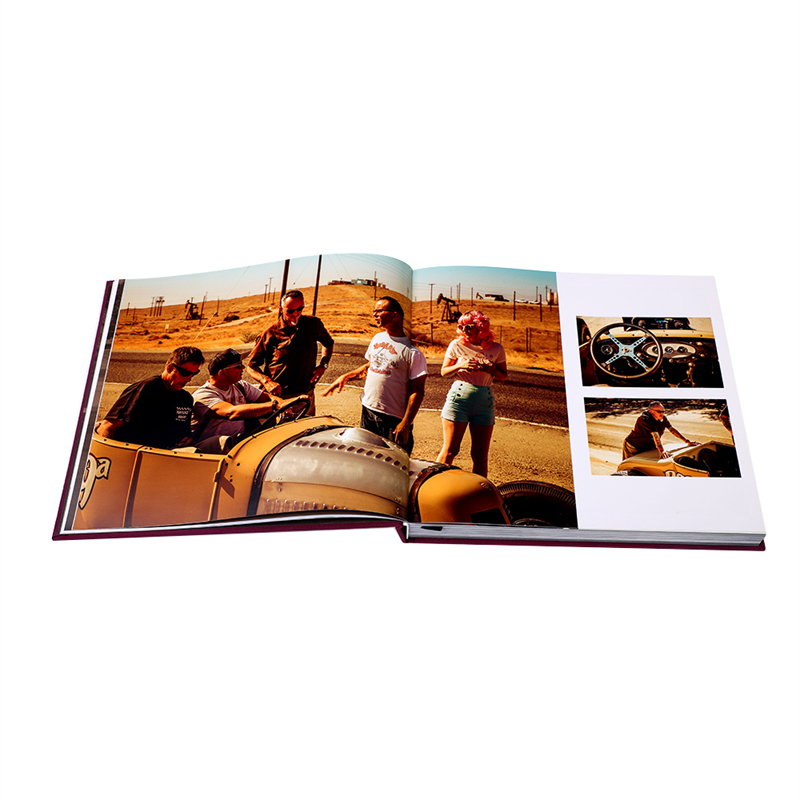 Deluxe hardcover book printing with case