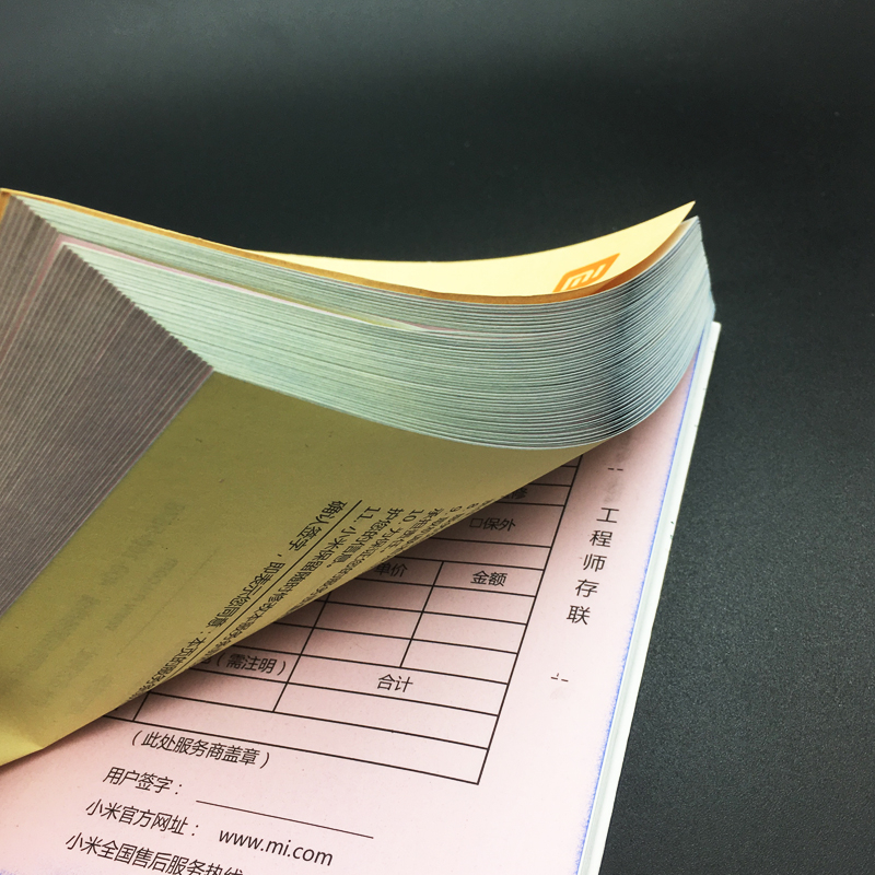 Carbonless Paper Triplicate Bill Book Printing