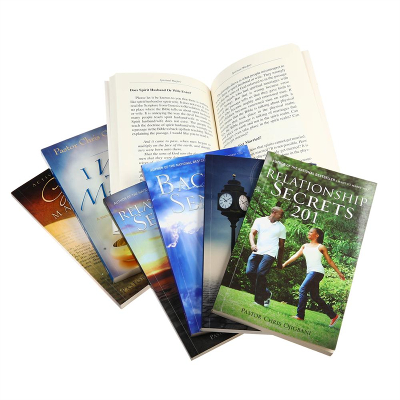 Full color novel softcover book printing