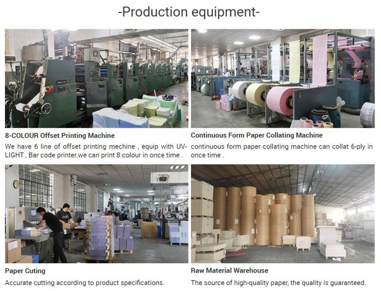 3-ply carbonless copy paper bill book printing