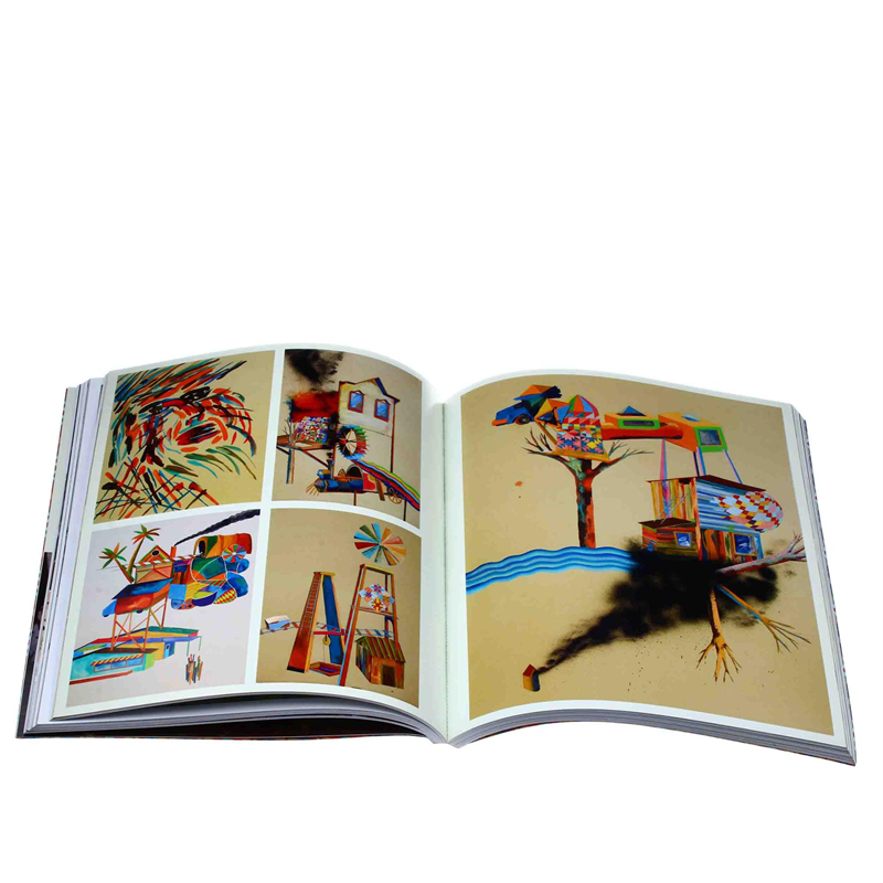 Artbook beautiful colored photo book printing